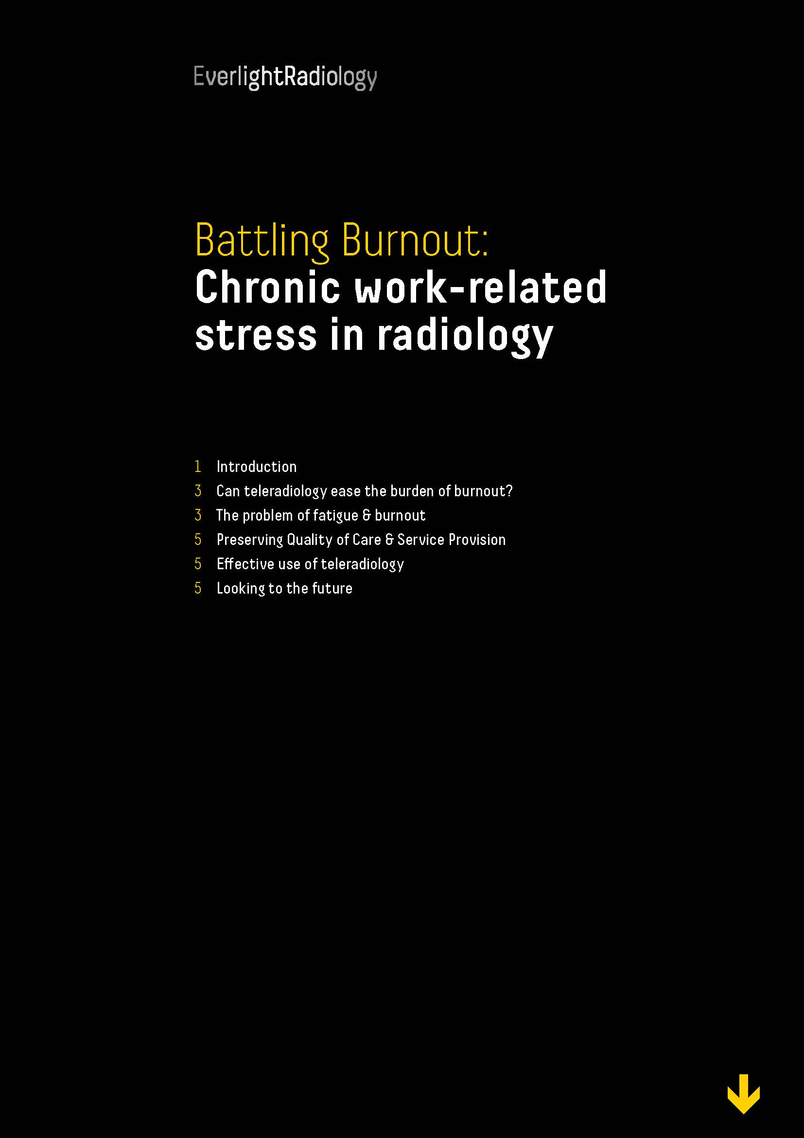 Burnout in radiology | Everlight Radiology